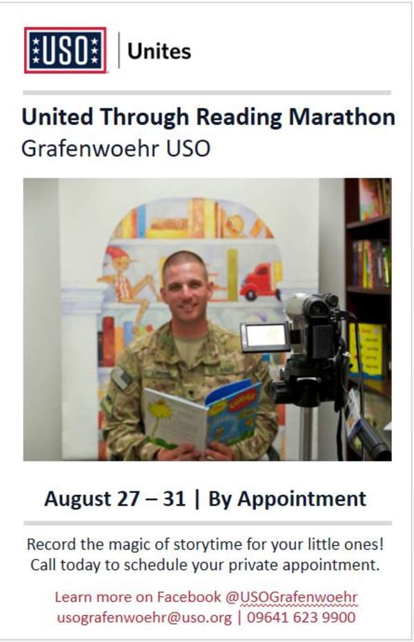 United Through Reading Marathon • USO Bavaria